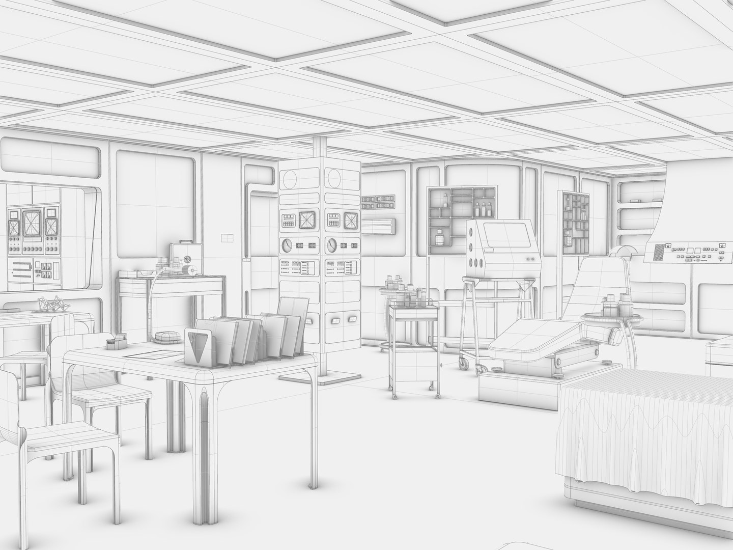 Medical Center 2 3D Model - TurboSquid 2067287