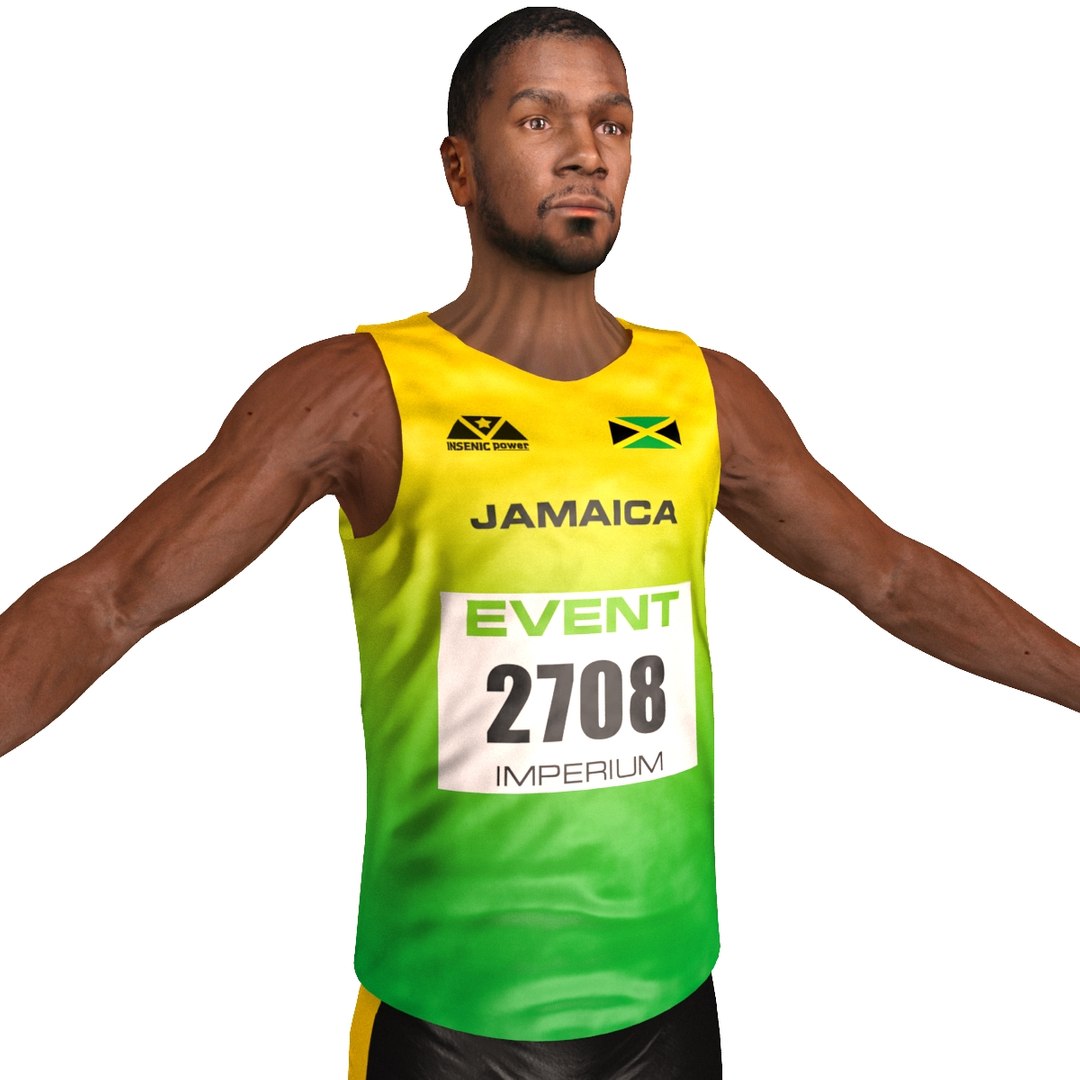 3D Sprinter Athlete Hdr - TurboSquid 1419542