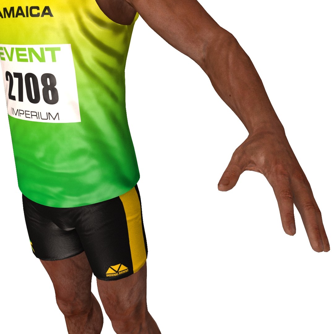 3D Sprinter Athlete Hdr - TurboSquid 1419542