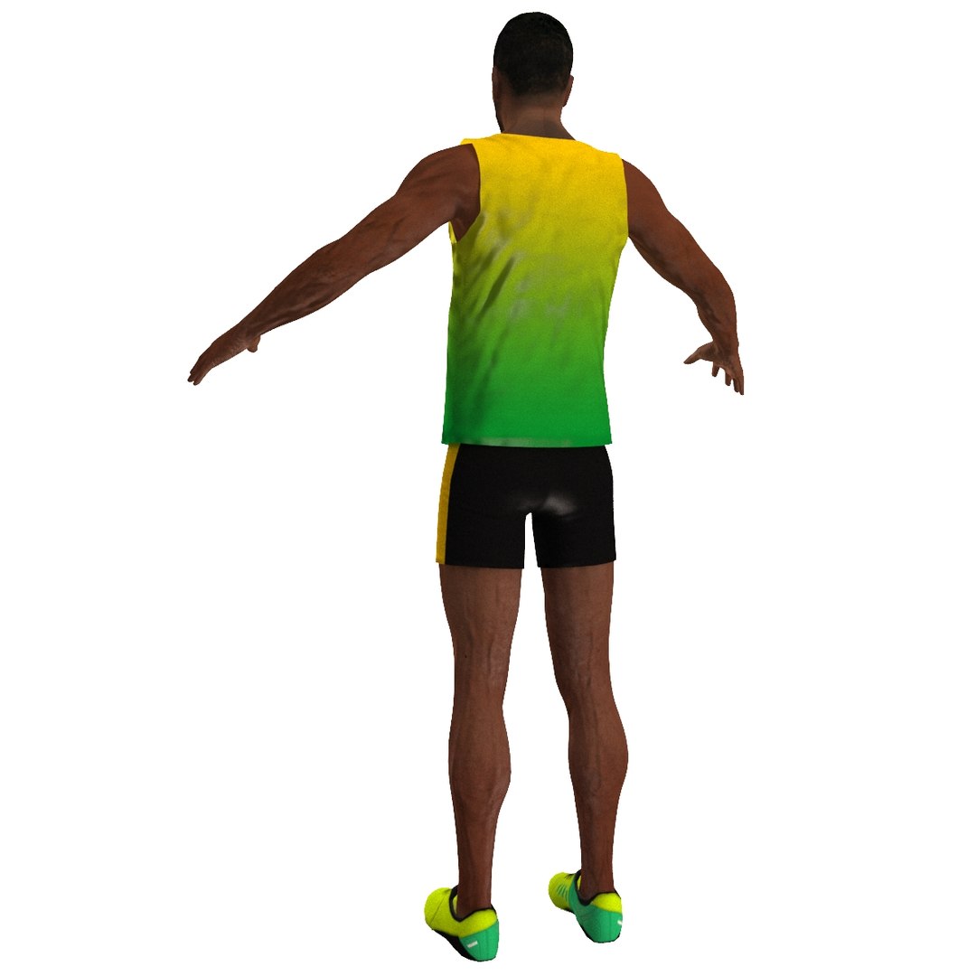 3D Sprinter Athlete Hdr - TurboSquid 1419542