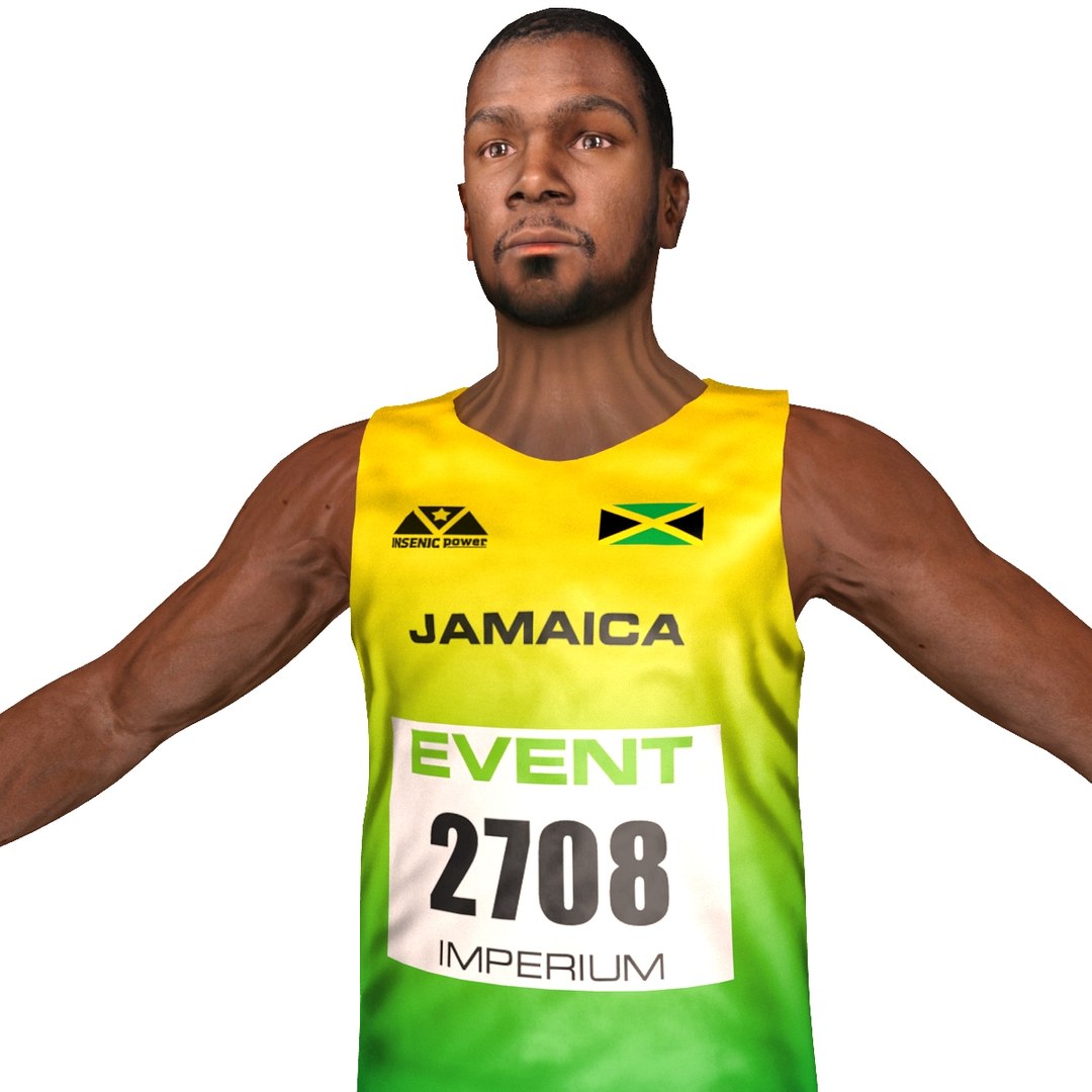 3D Sprinter Athlete Hdr - TurboSquid 1419542