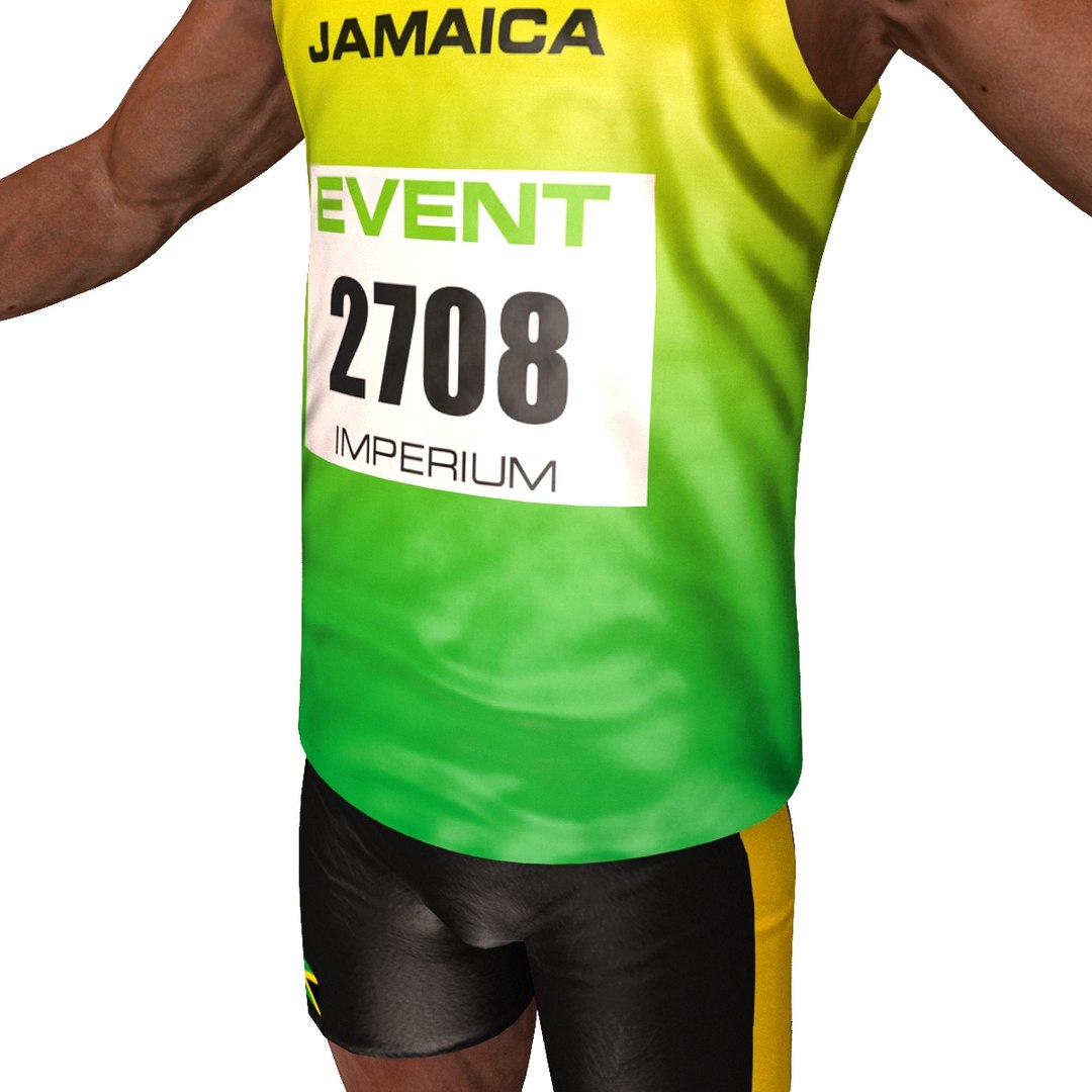 3D Sprinter Athlete Hdr - TurboSquid 1419542