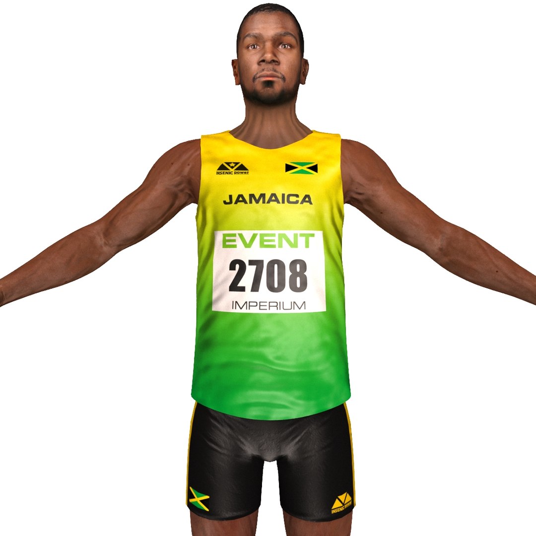 3D Sprinter Athlete Hdr - TurboSquid 1419542