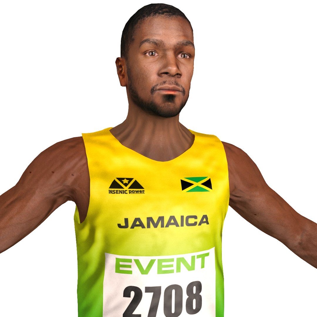 3D Sprinter Athlete Hdr - TurboSquid 1419542