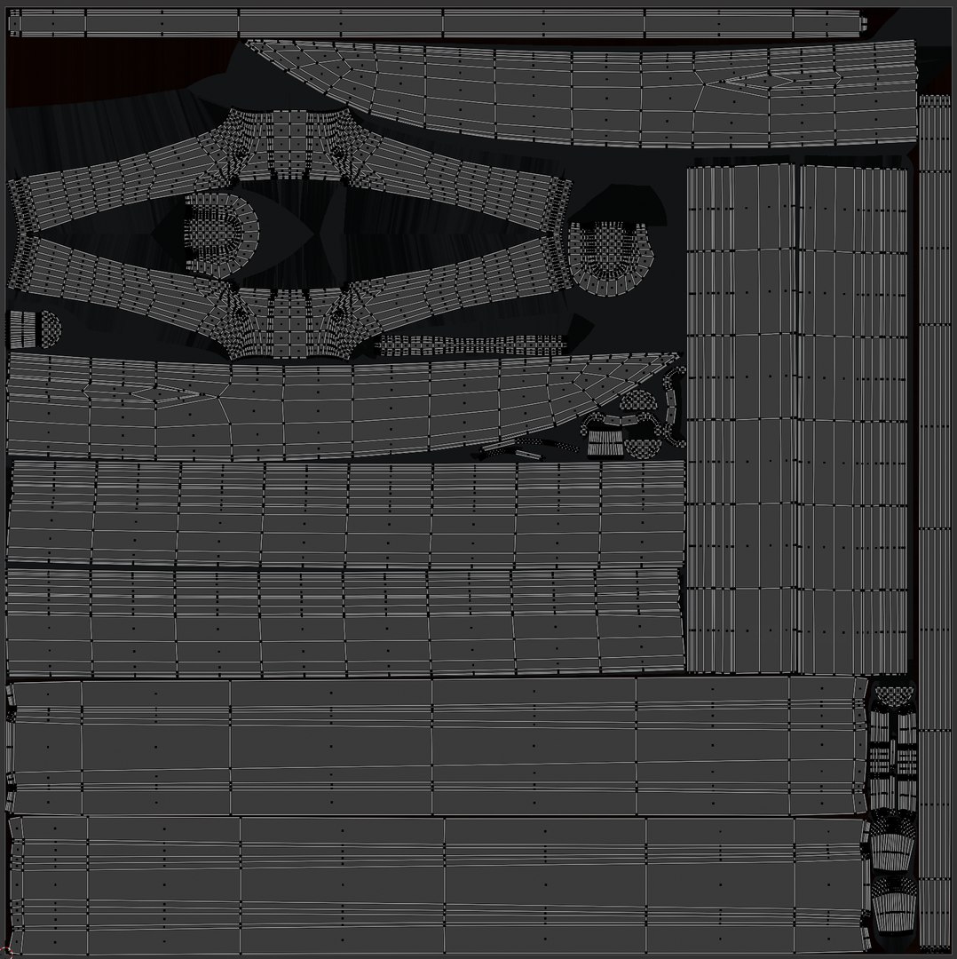 3D Kriegsmesser Sword Low-poly - TurboSquid 2414641