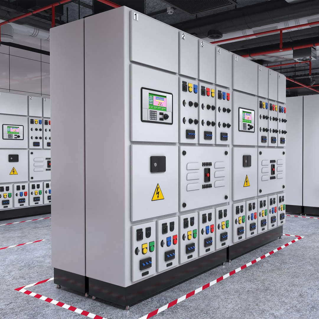Power Distribution Room 3D - TurboSquid 2372221