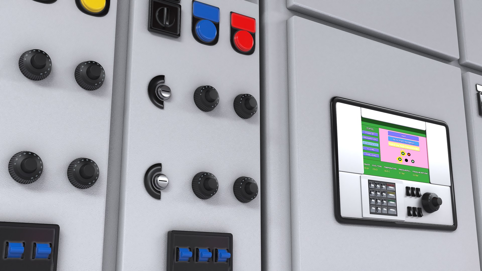 Power Distribution Room 3D - TurboSquid 2372221