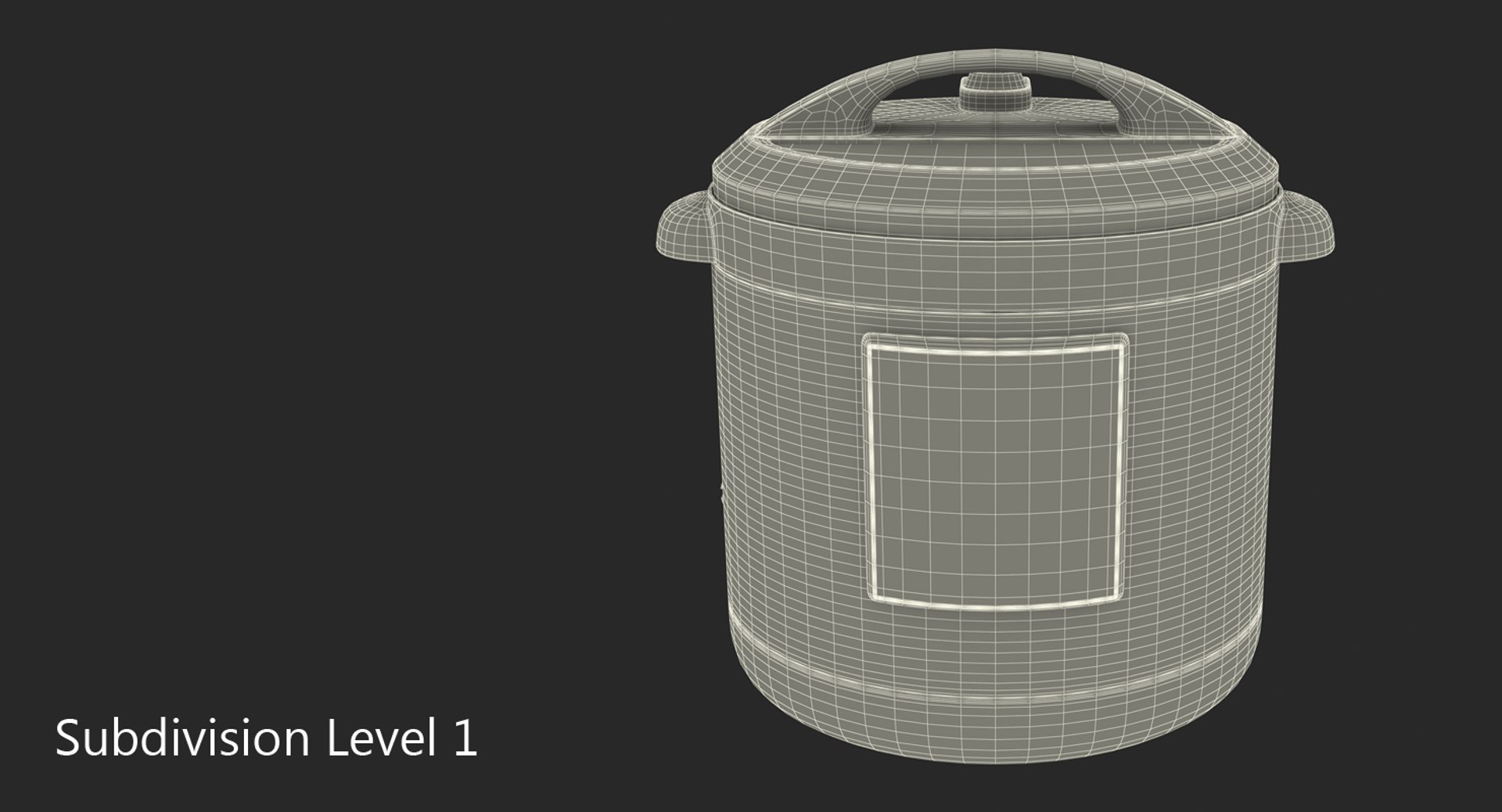 3d Obj Electric Pressure Cooker Instan