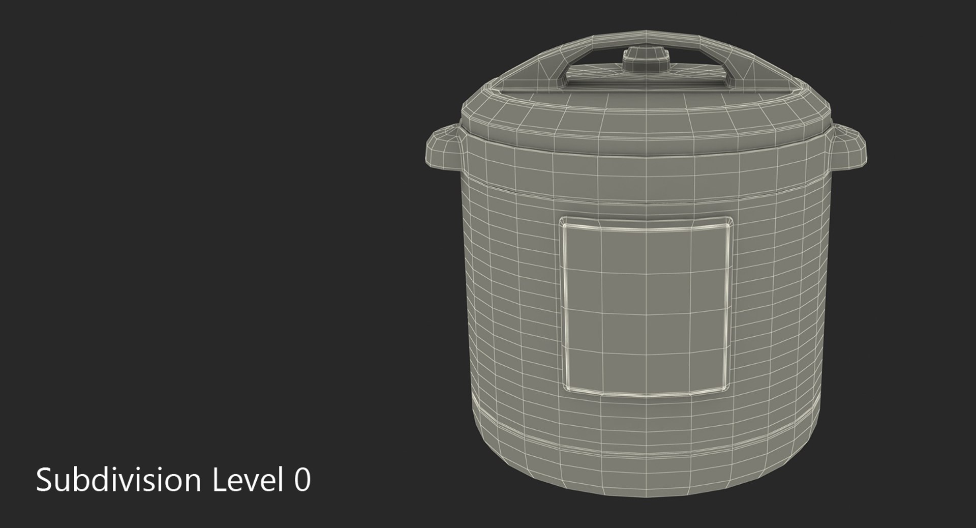 3d Obj Electric Pressure Cooker Instan