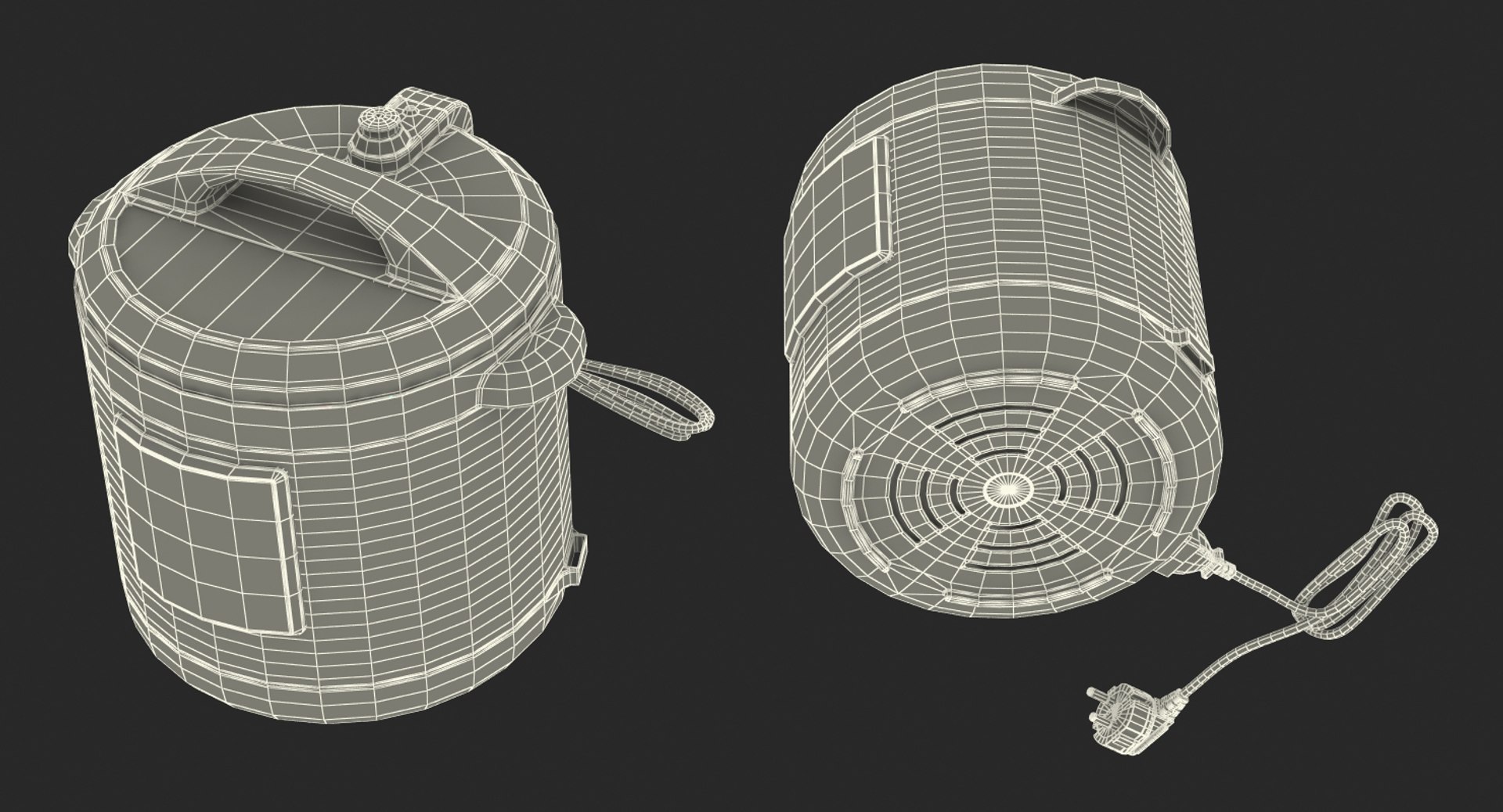 3d Obj Electric Pressure Cooker Instan