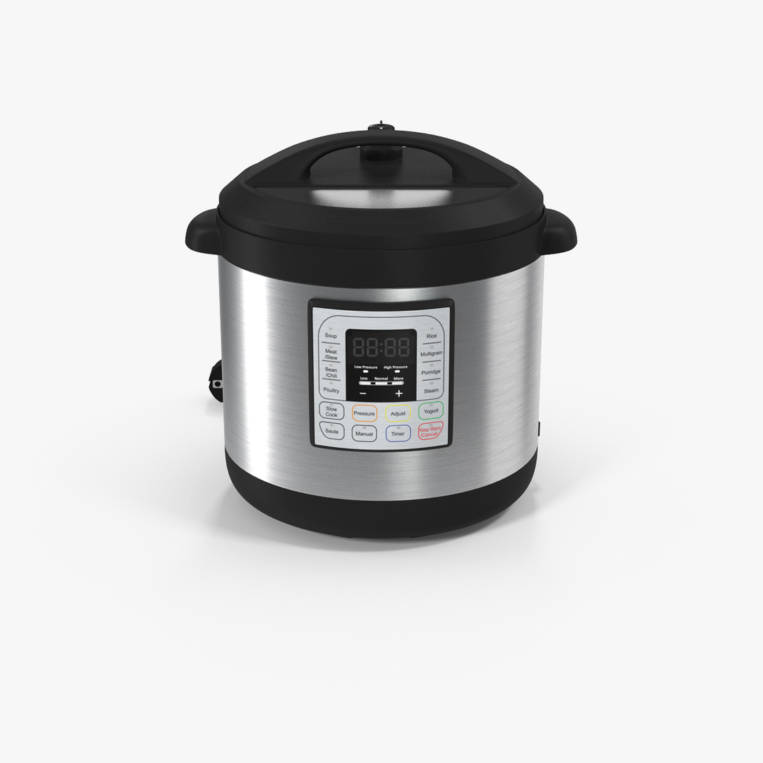 3d Obj Electric Pressure Cooker Instan