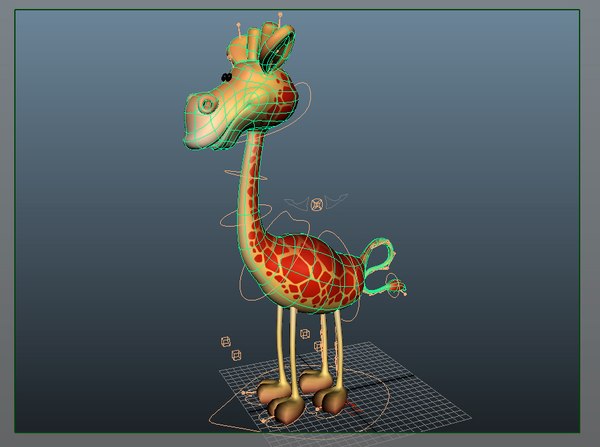 3d model animal rigged