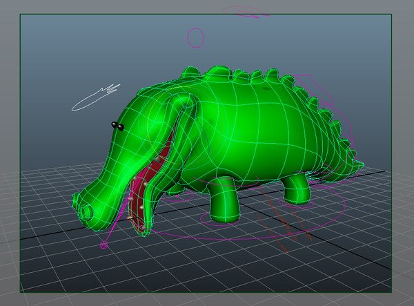 3d model animal rigged