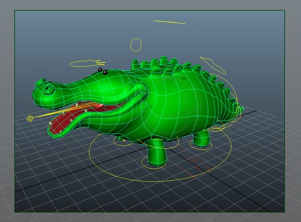 3d model animal rigged