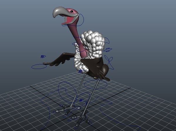 3d model animal rigged