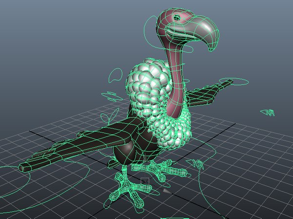 3d model animal rigged