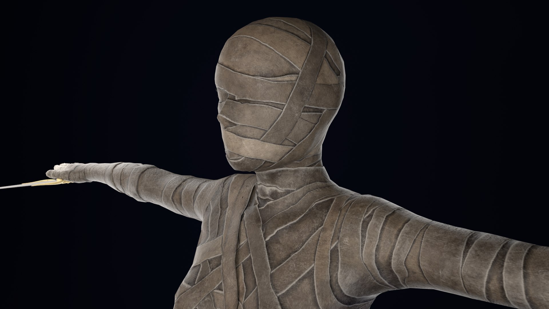 Mummy 3D Model - TurboSquid 2250012