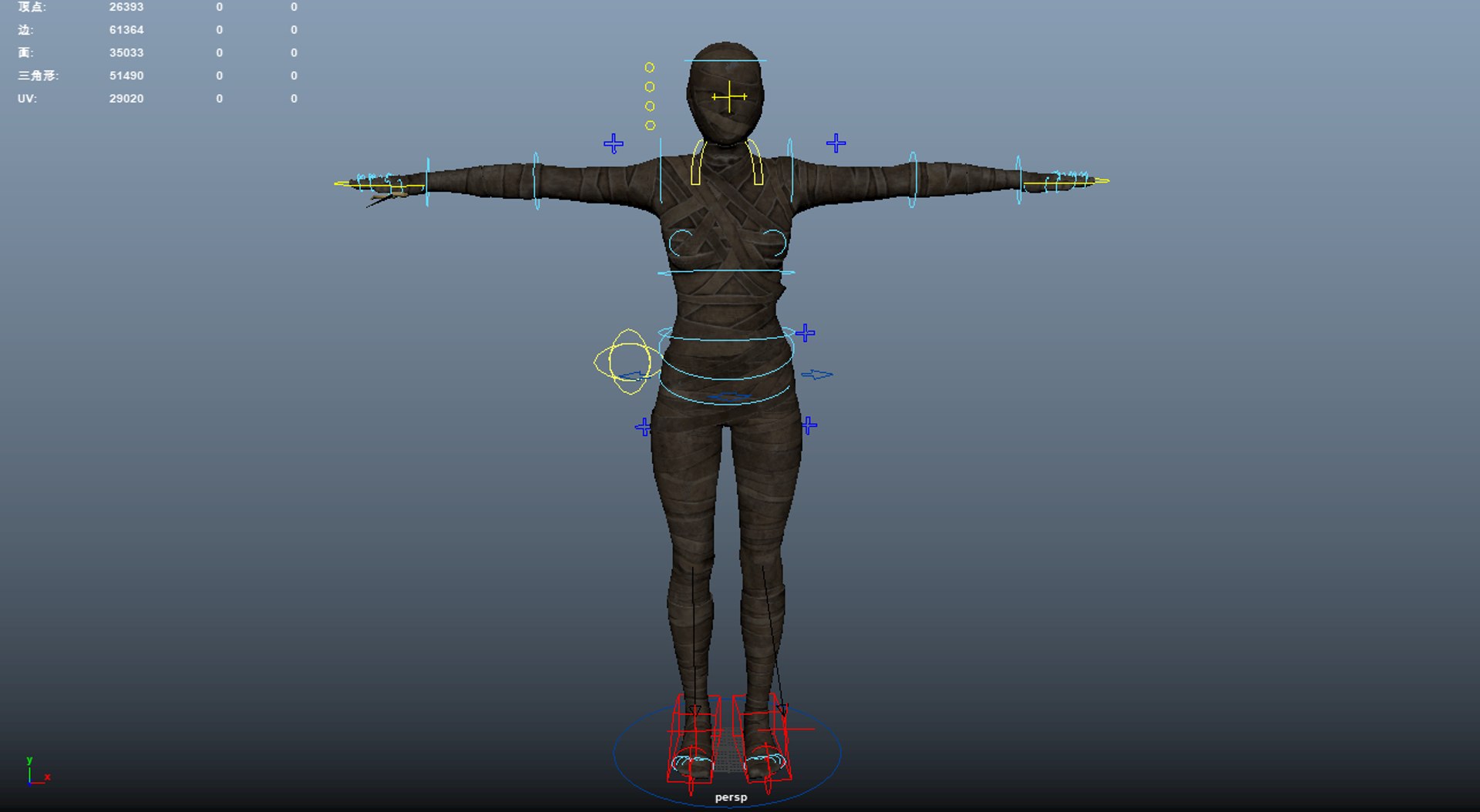 Mummy 3D Model - TurboSquid 2250012