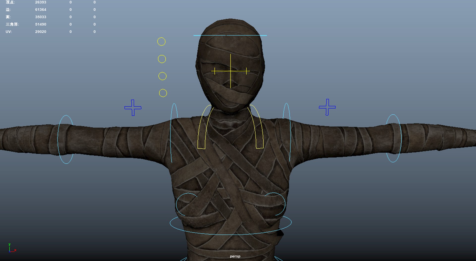 Mummy 3D Model - TurboSquid 2250012