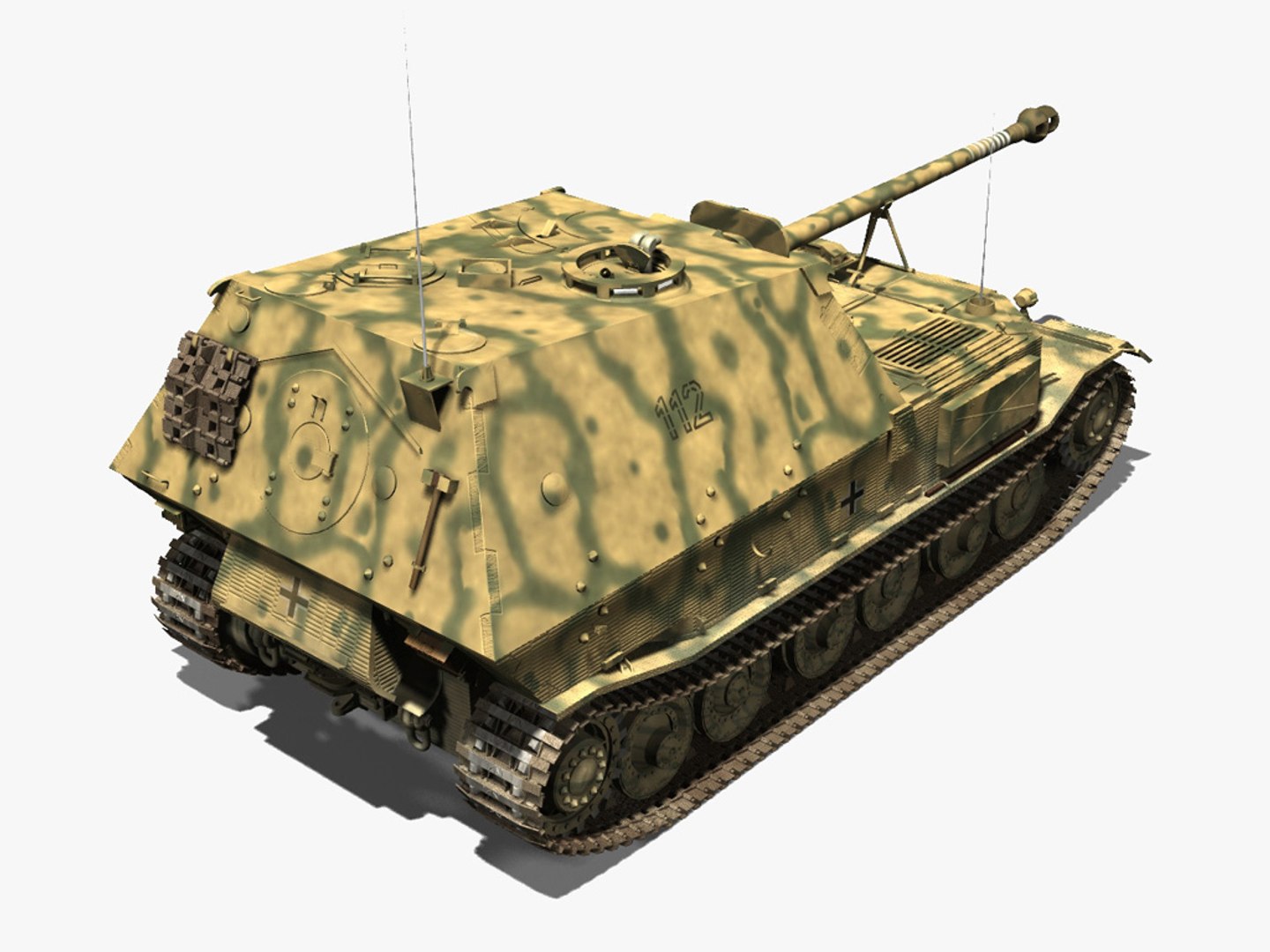 3d Model Armor Tank Destroyer