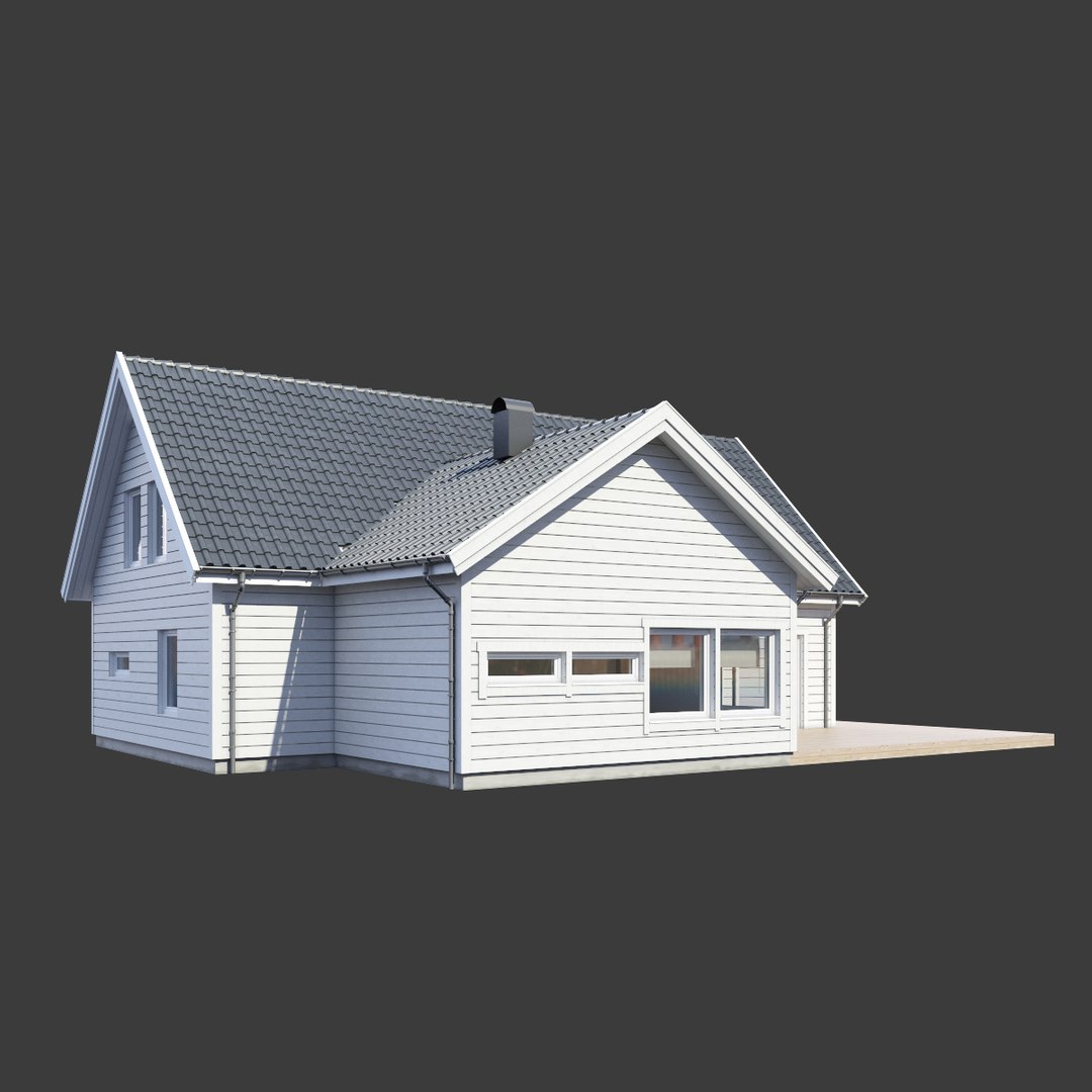 3d Realistic House Model