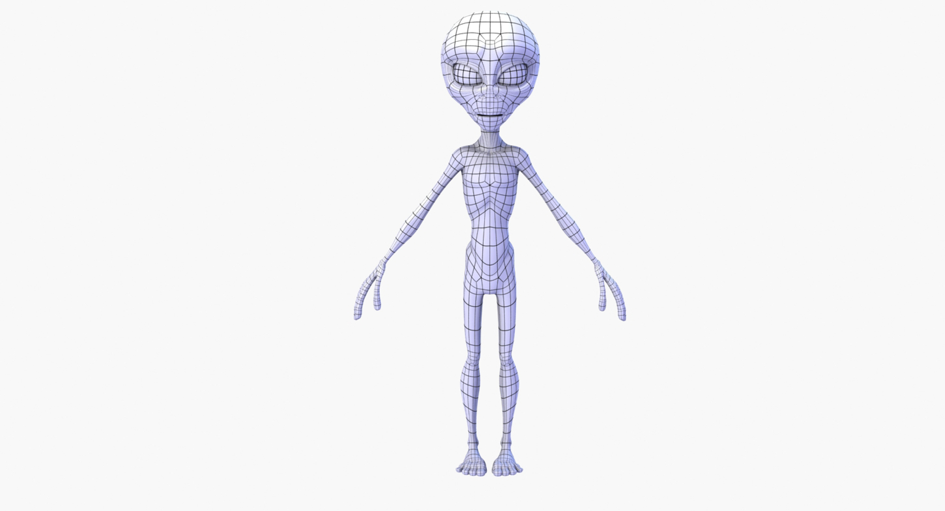 3d Model Rigged Alien