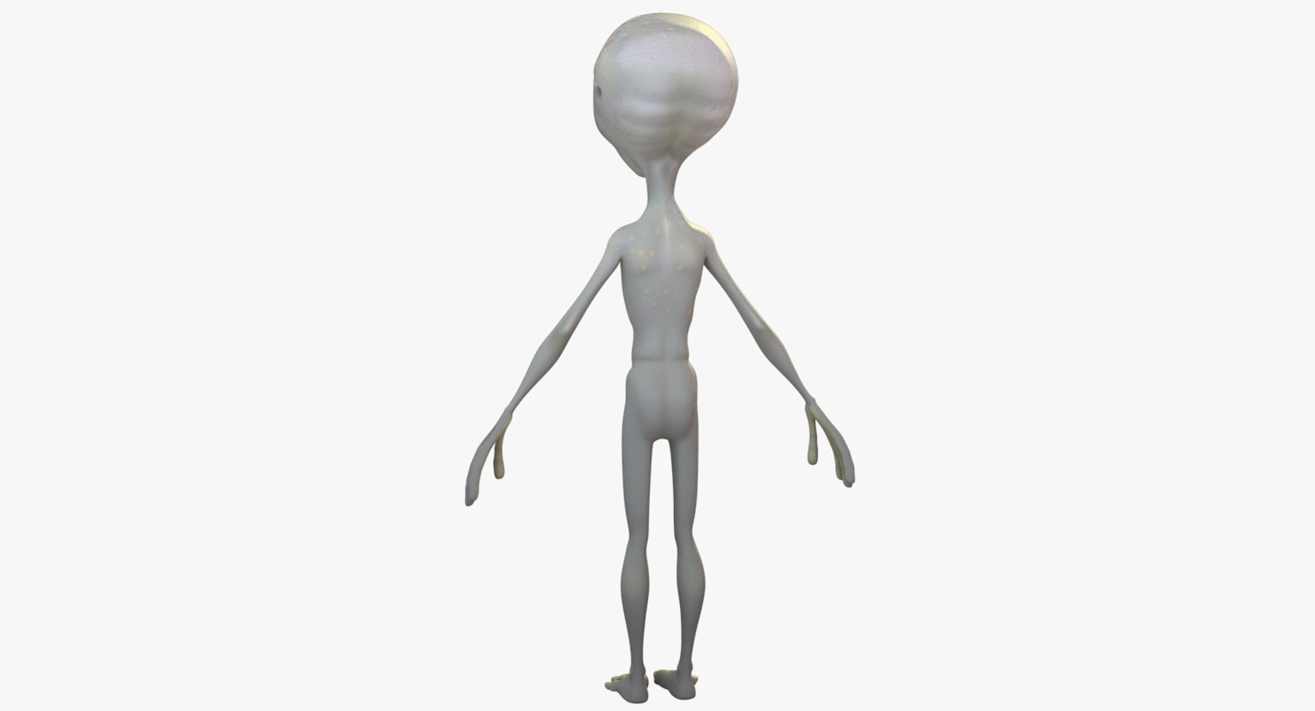 3d Model Rigged Alien