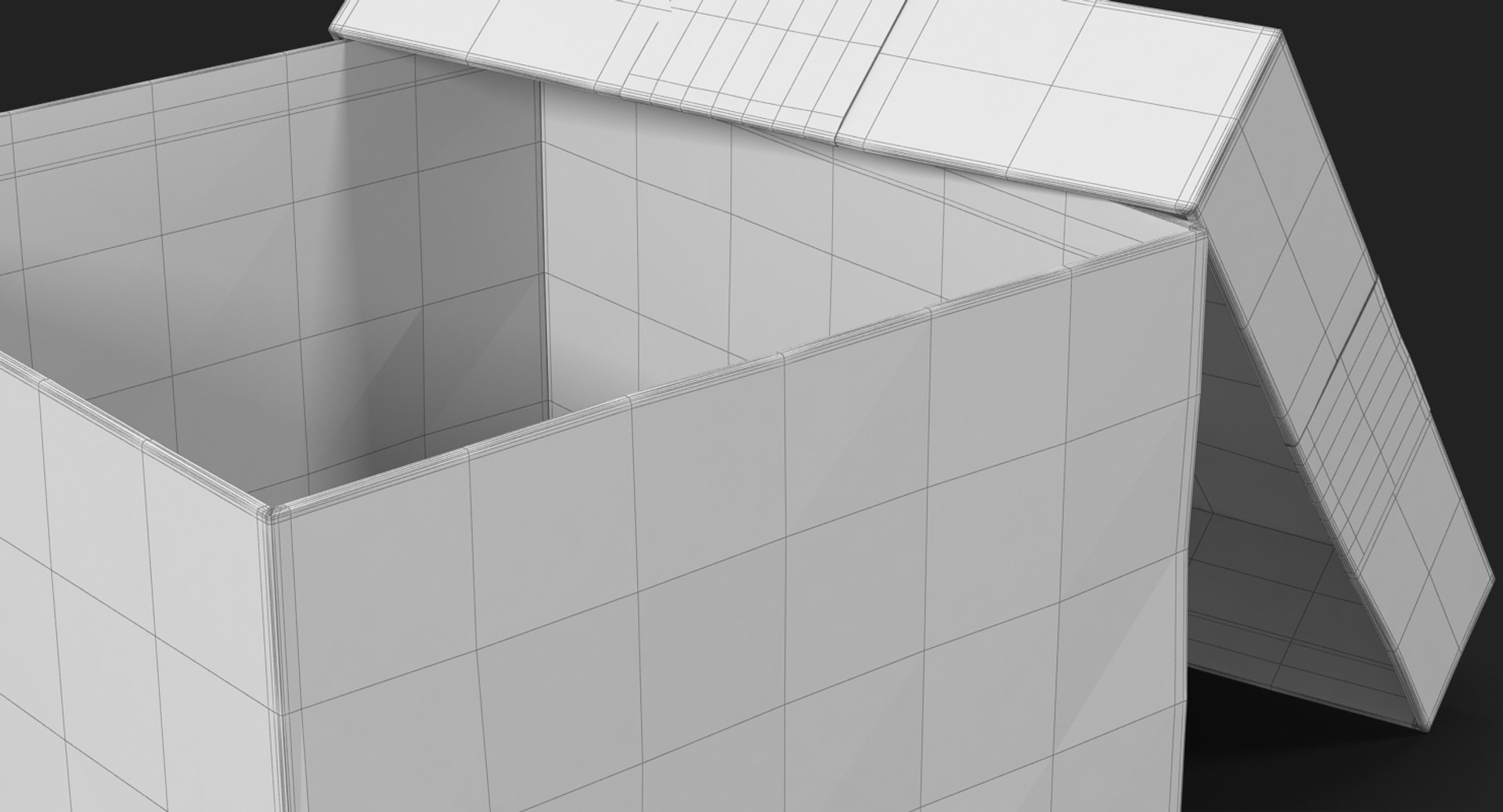 Gift box open red 3D model - TurboSquid 1199813