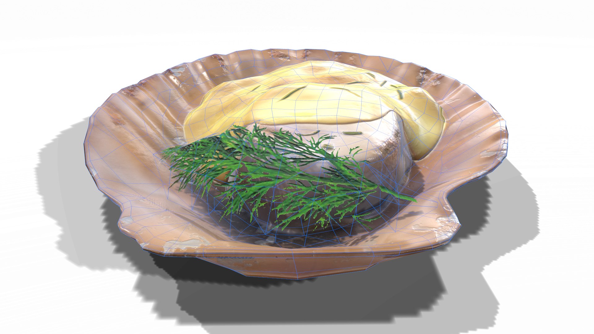 ScallopGratin 3D Model - TurboSquid 2085357