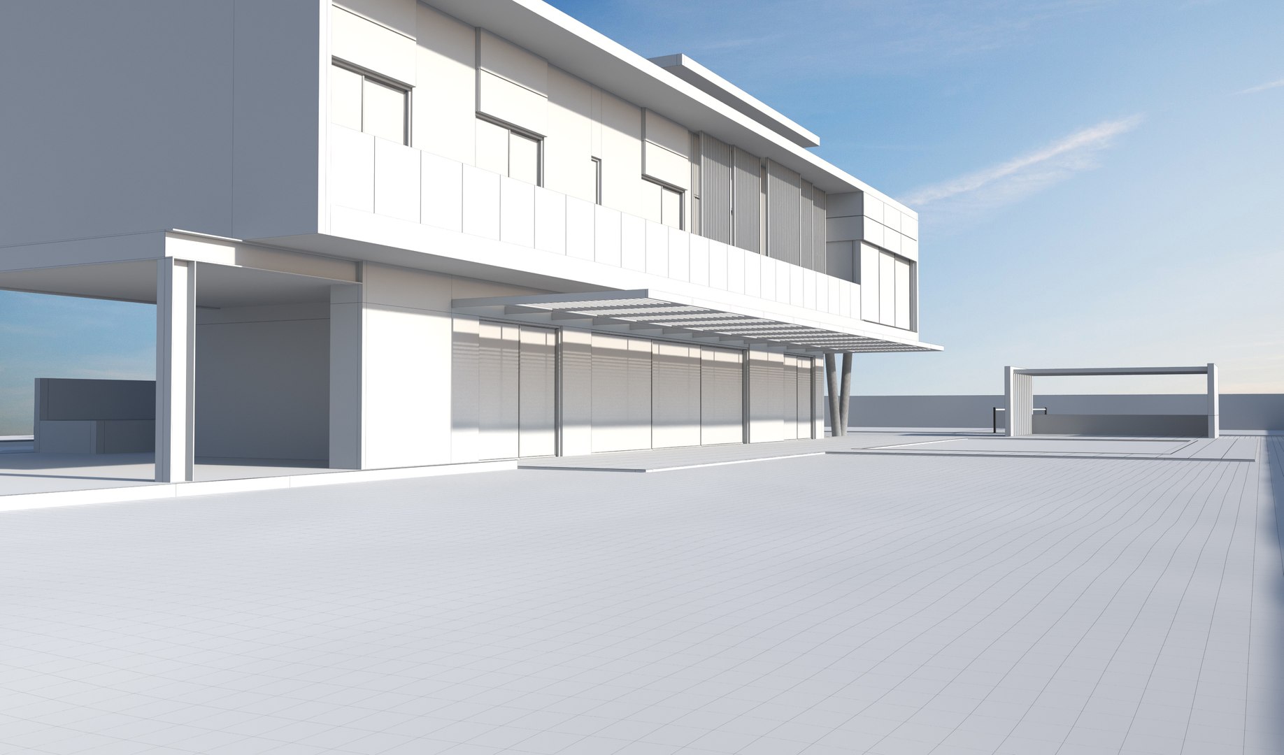 Modern Building 2 3D Model - TurboSquid 1952459