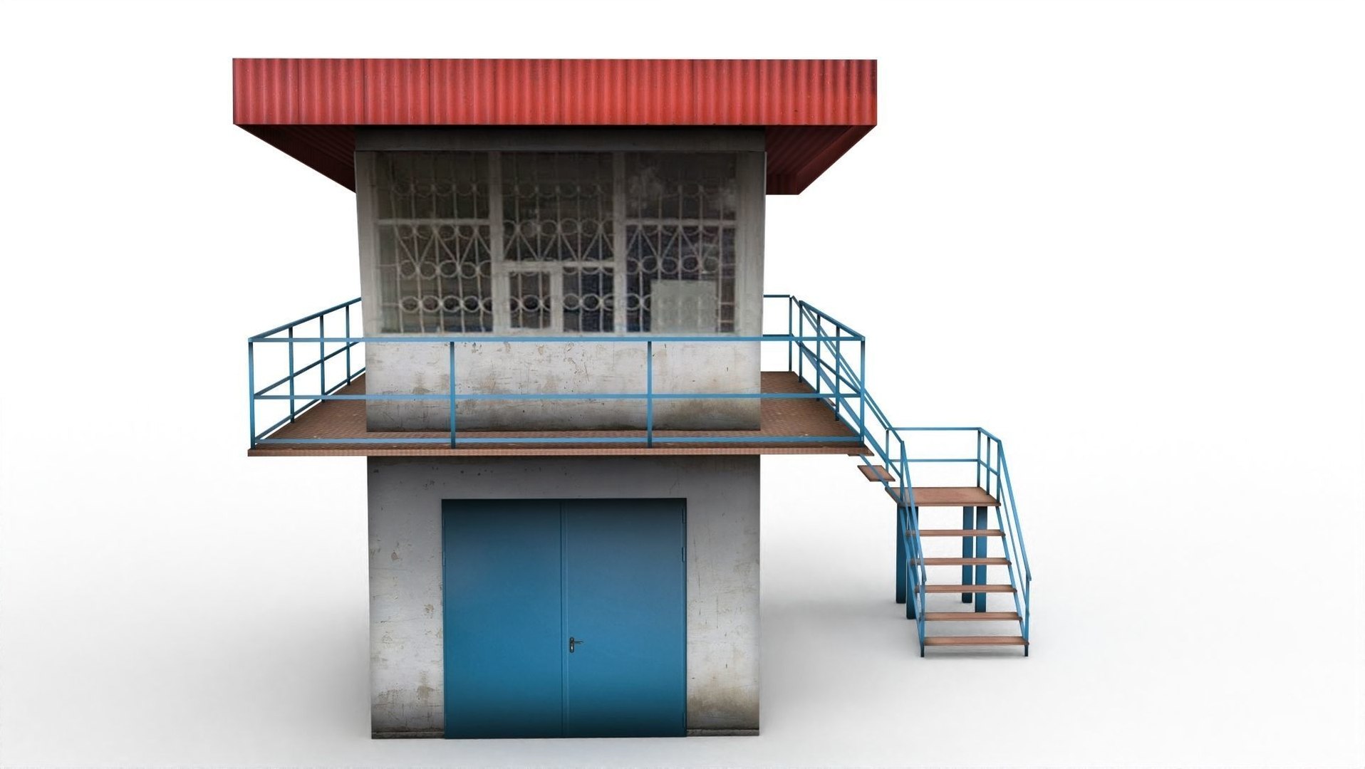 3D Police Post Model - TurboSquid 1721369