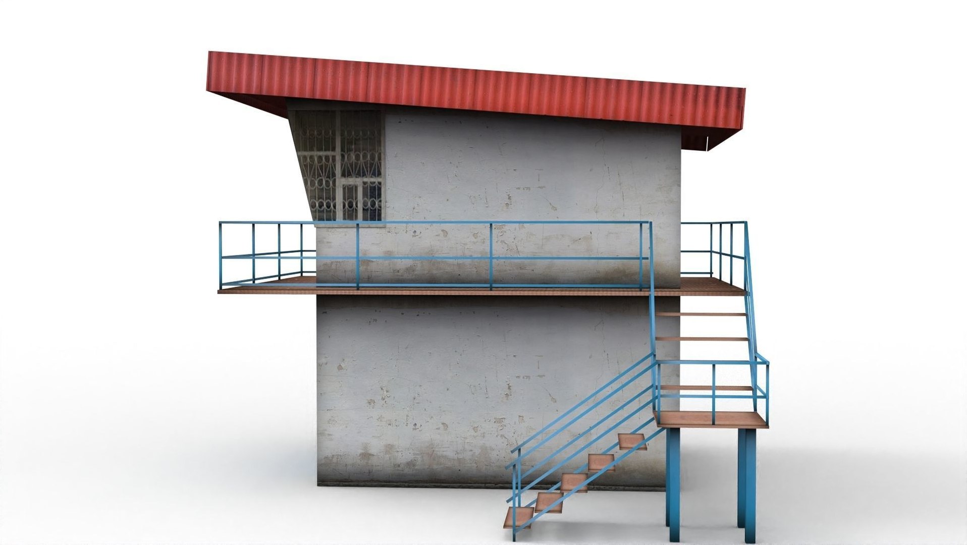 3D Police Post Model - TurboSquid 1721369