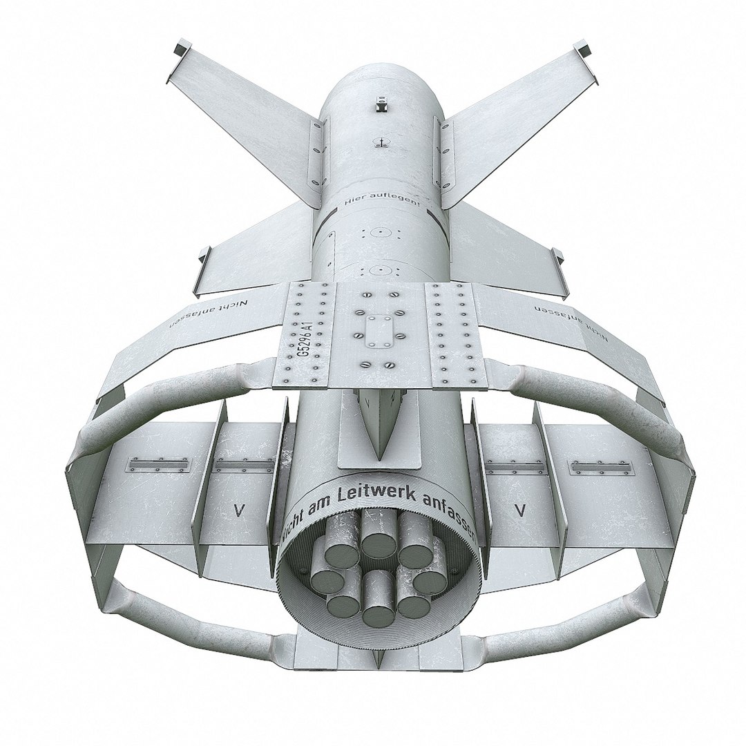3d ww2 german pc1400x fritz-x model