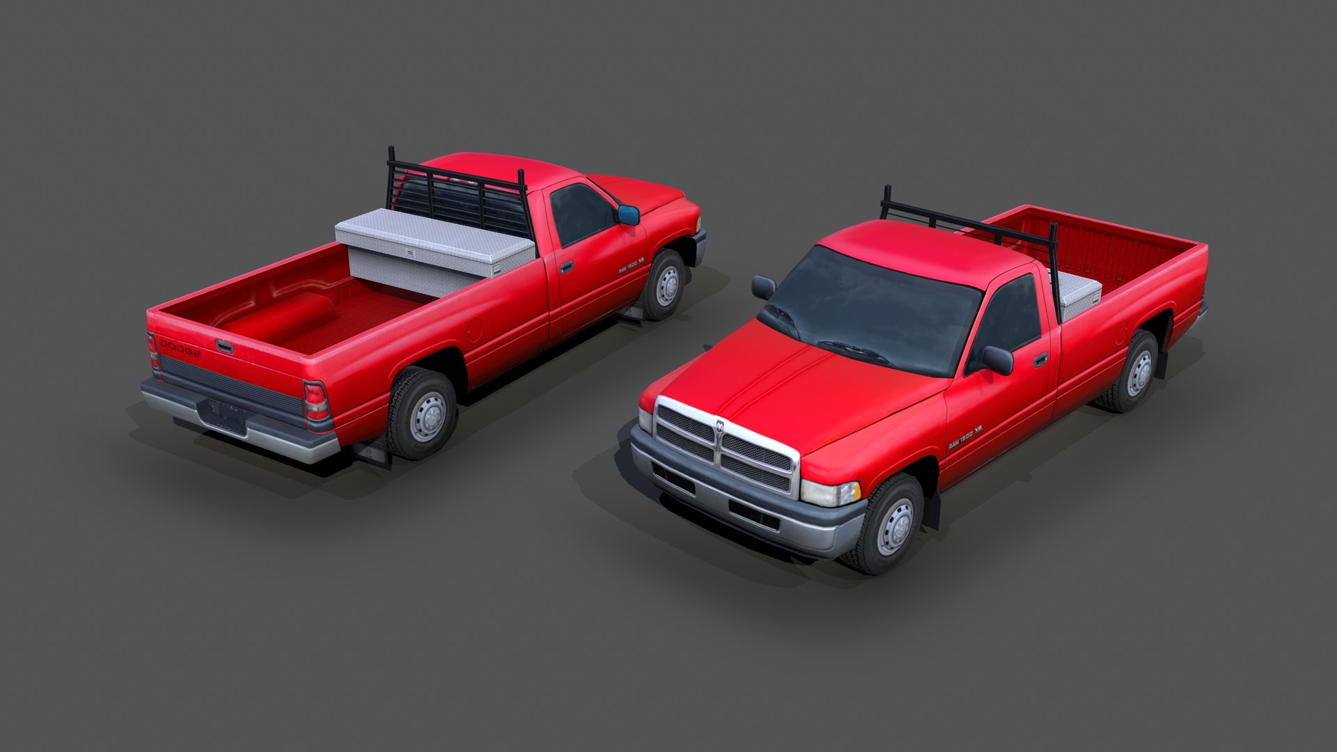 3D dodge ram 1500 pickup truck - TurboSquid 1424418