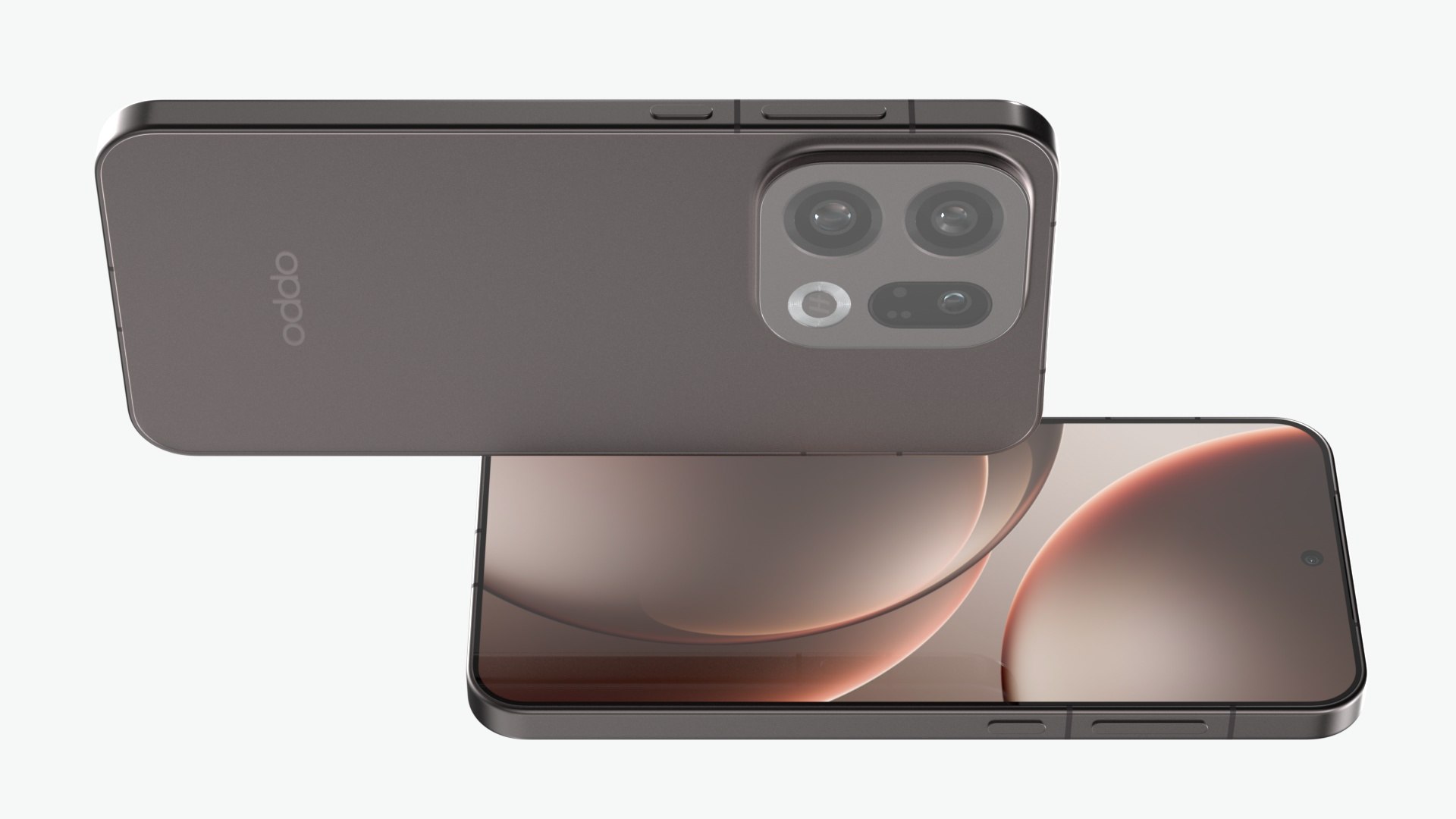 OPPO Find X9 Velvet Titanium 3D Model - TurboSquid 2478319