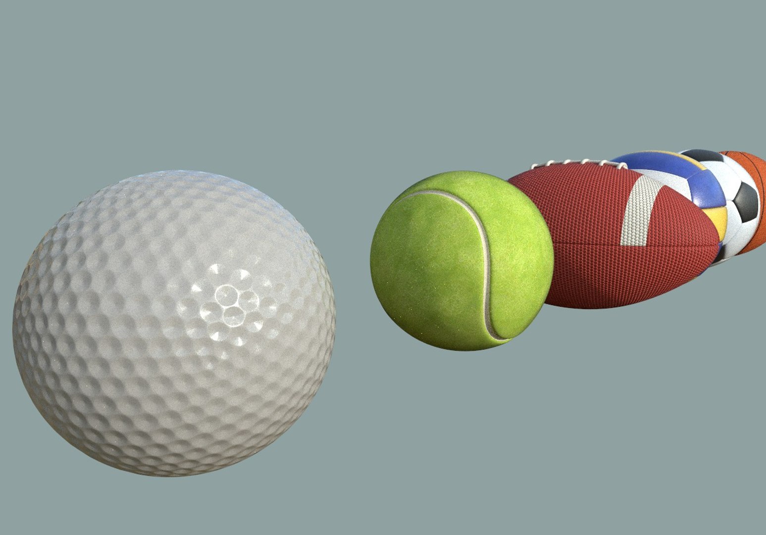 3D Model Balls Pack - TurboSquid 1614658