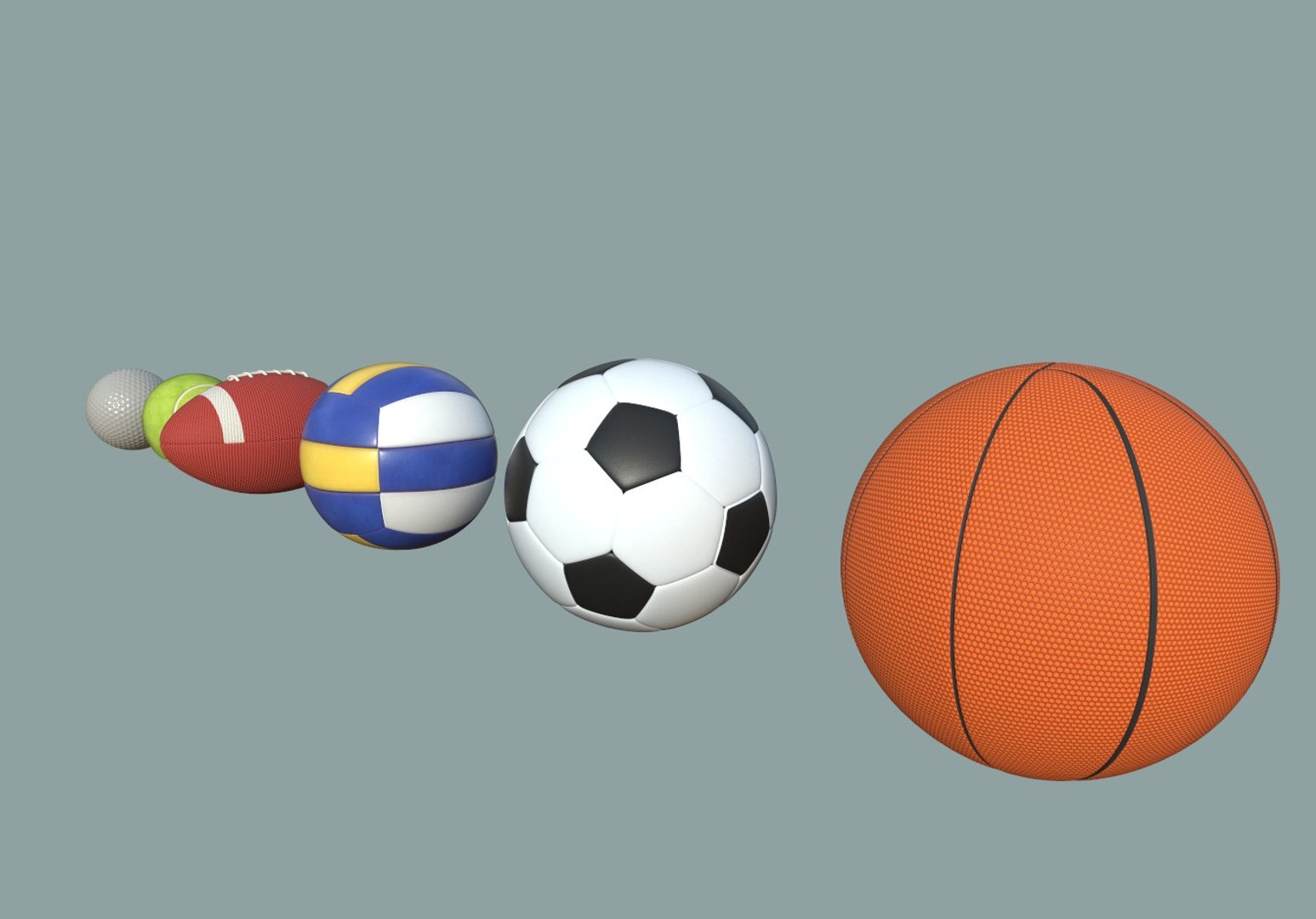3D Model Balls Pack - TurboSquid 1614658