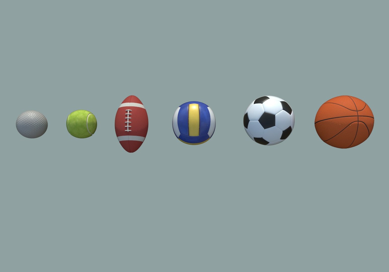 3D Model Balls Pack - TurboSquid 1614658