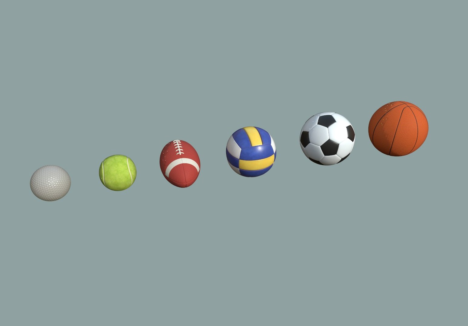 3D Model Balls Pack - TurboSquid 1614658