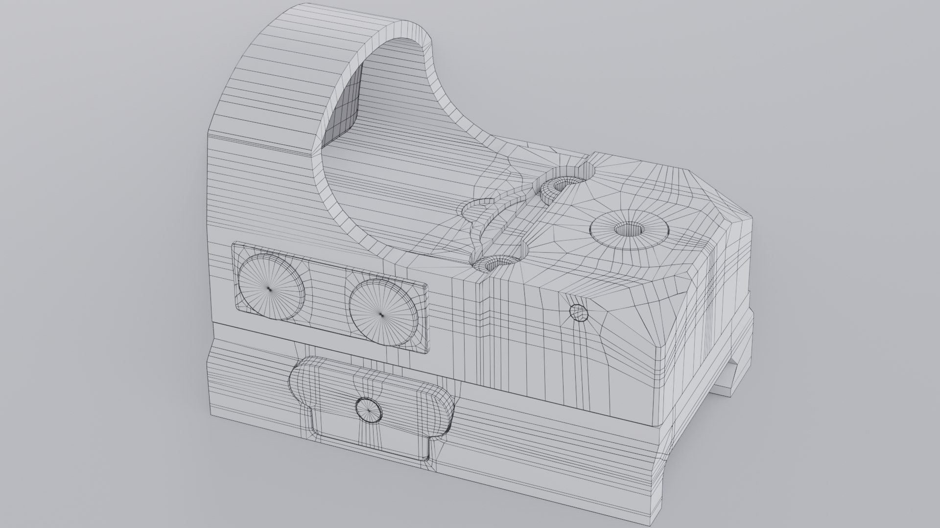 Hawke Micro Reflex Sight 3D Model - TurboSquid 1934954