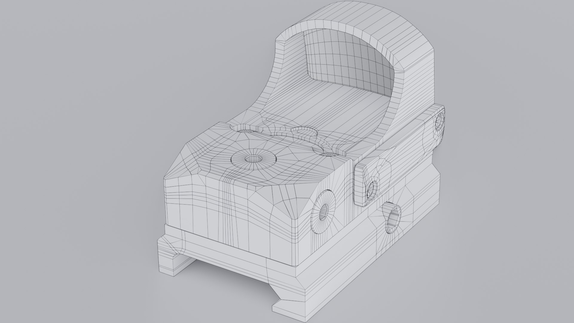 Hawke Micro Reflex Sight 3D Model - TurboSquid 1934954