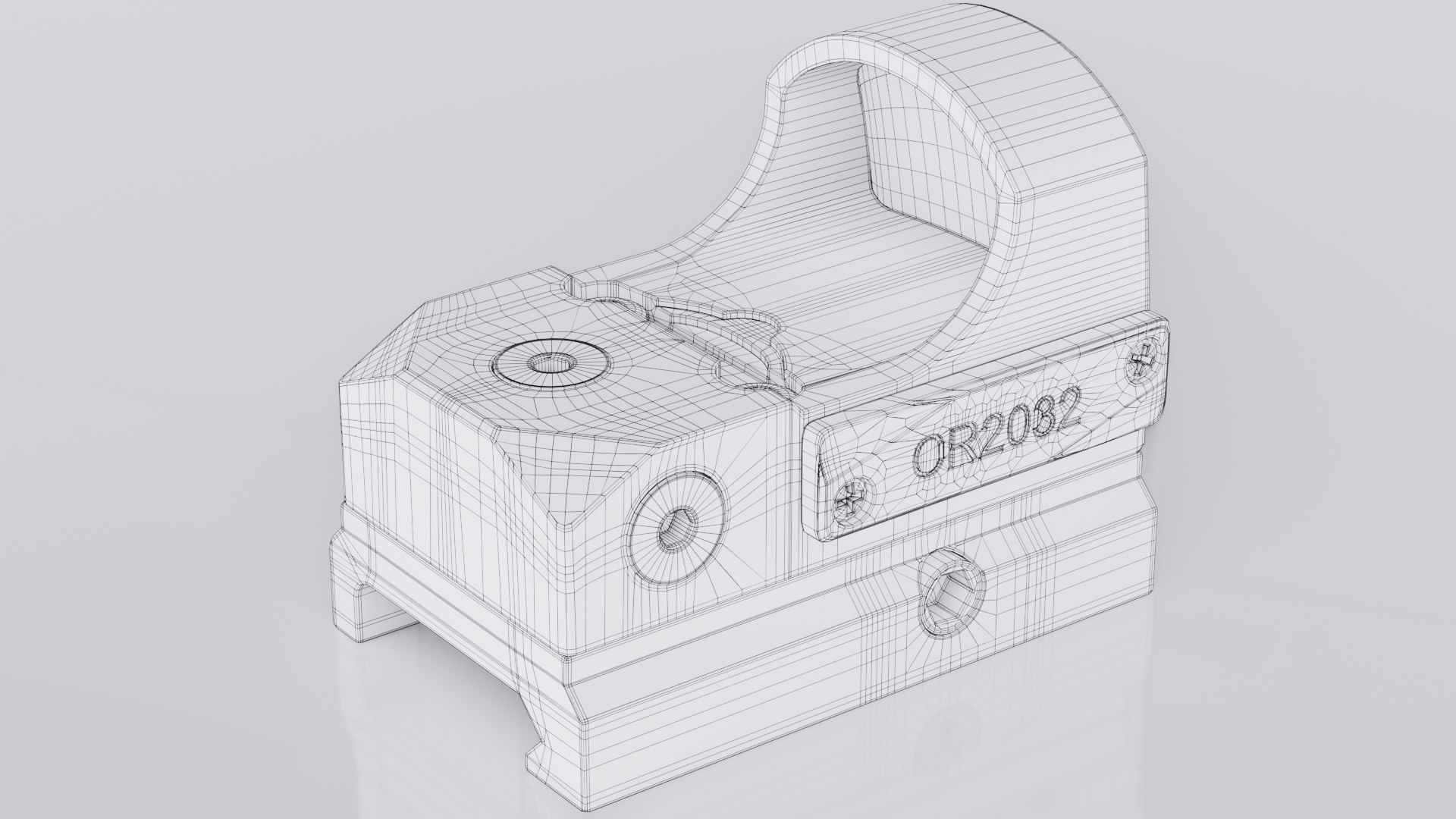Hawke Micro Reflex Sight 3D Model - TurboSquid 1934954