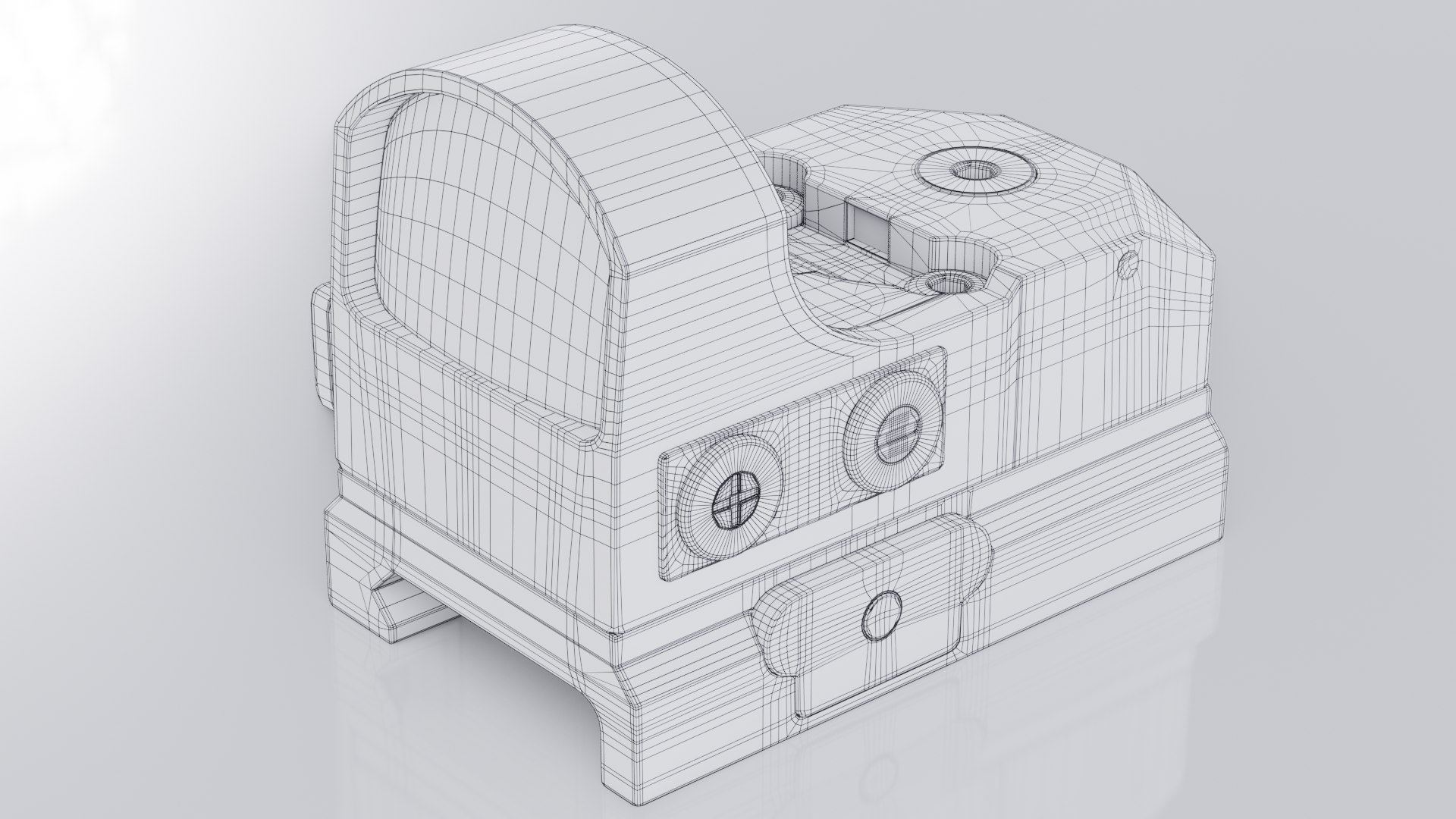 Hawke Micro Reflex Sight 3D Model - TurboSquid 1934954