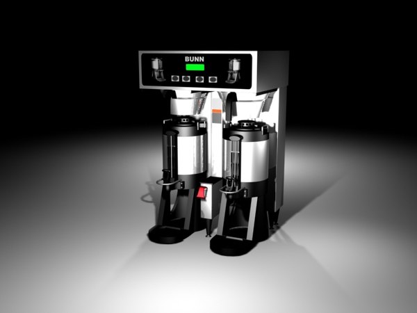 3d coffee brewer model