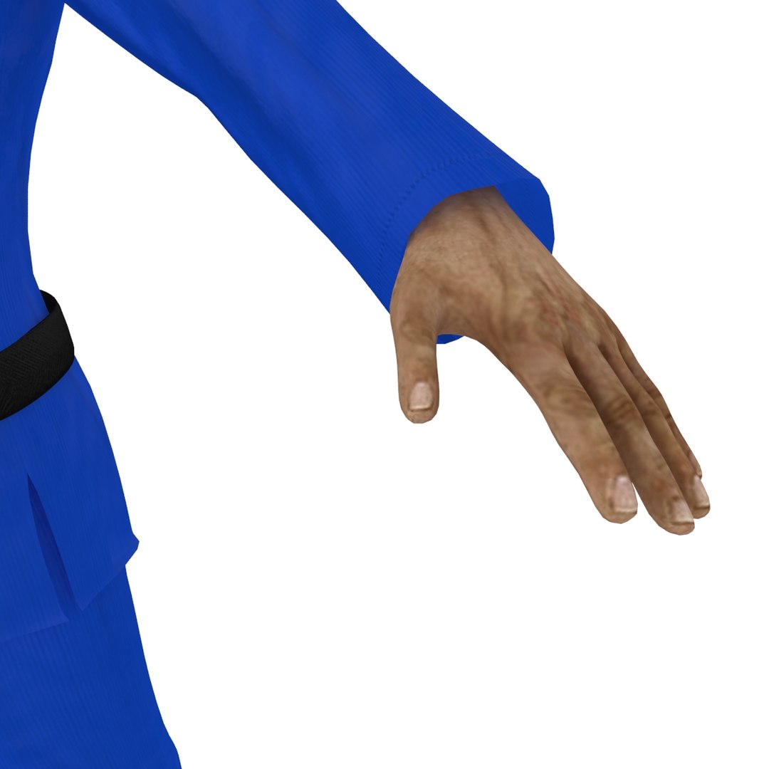 3D Rigged Jiu Jitsu Martial Model - TurboSquid 1481684