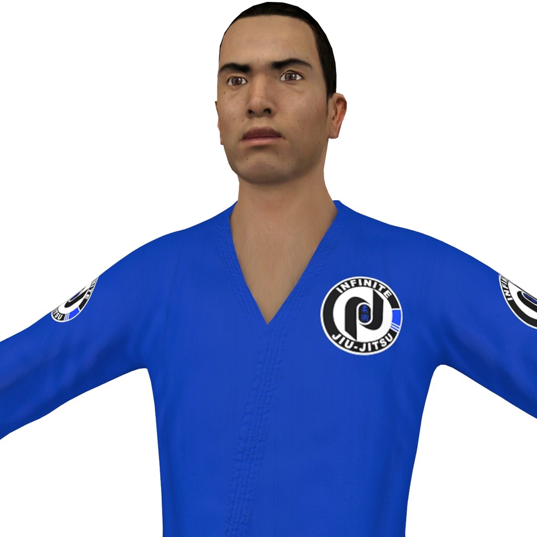3D Rigged Jiu Jitsu Martial Model - TurboSquid 1481684