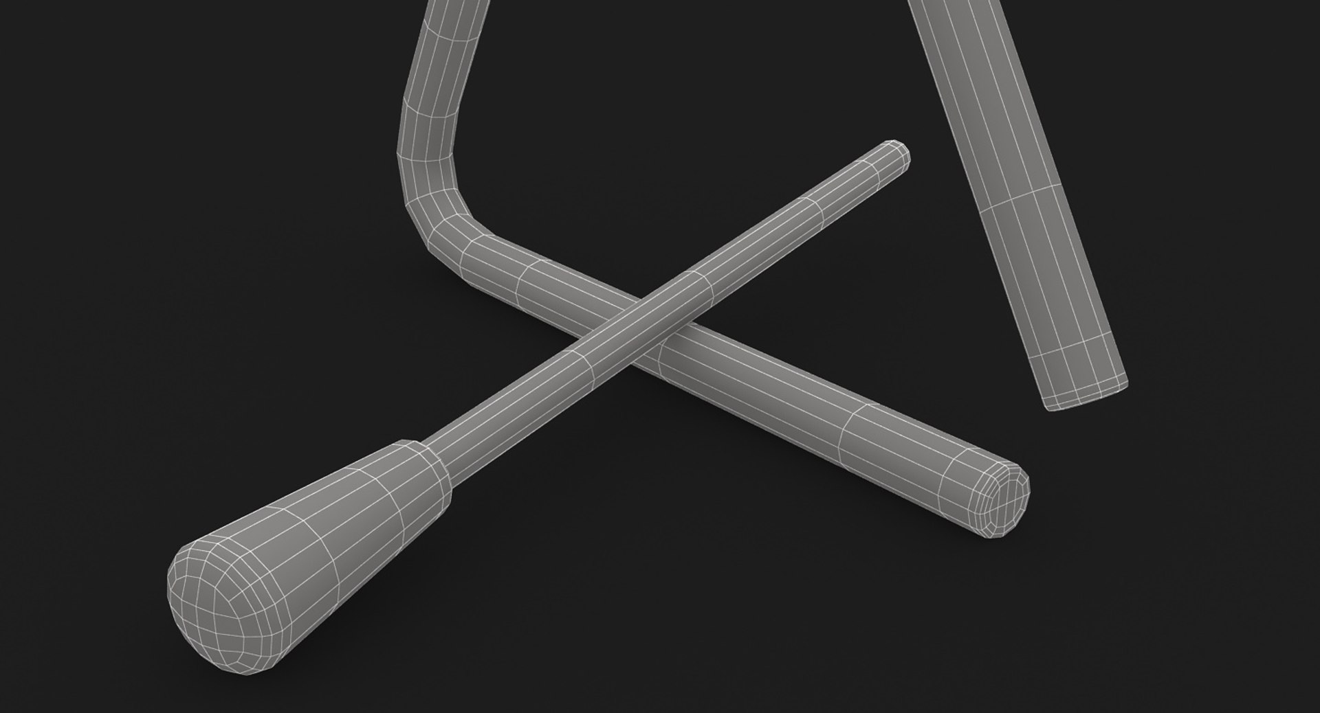 3D triangle scanline ready - TurboSquid 1330027