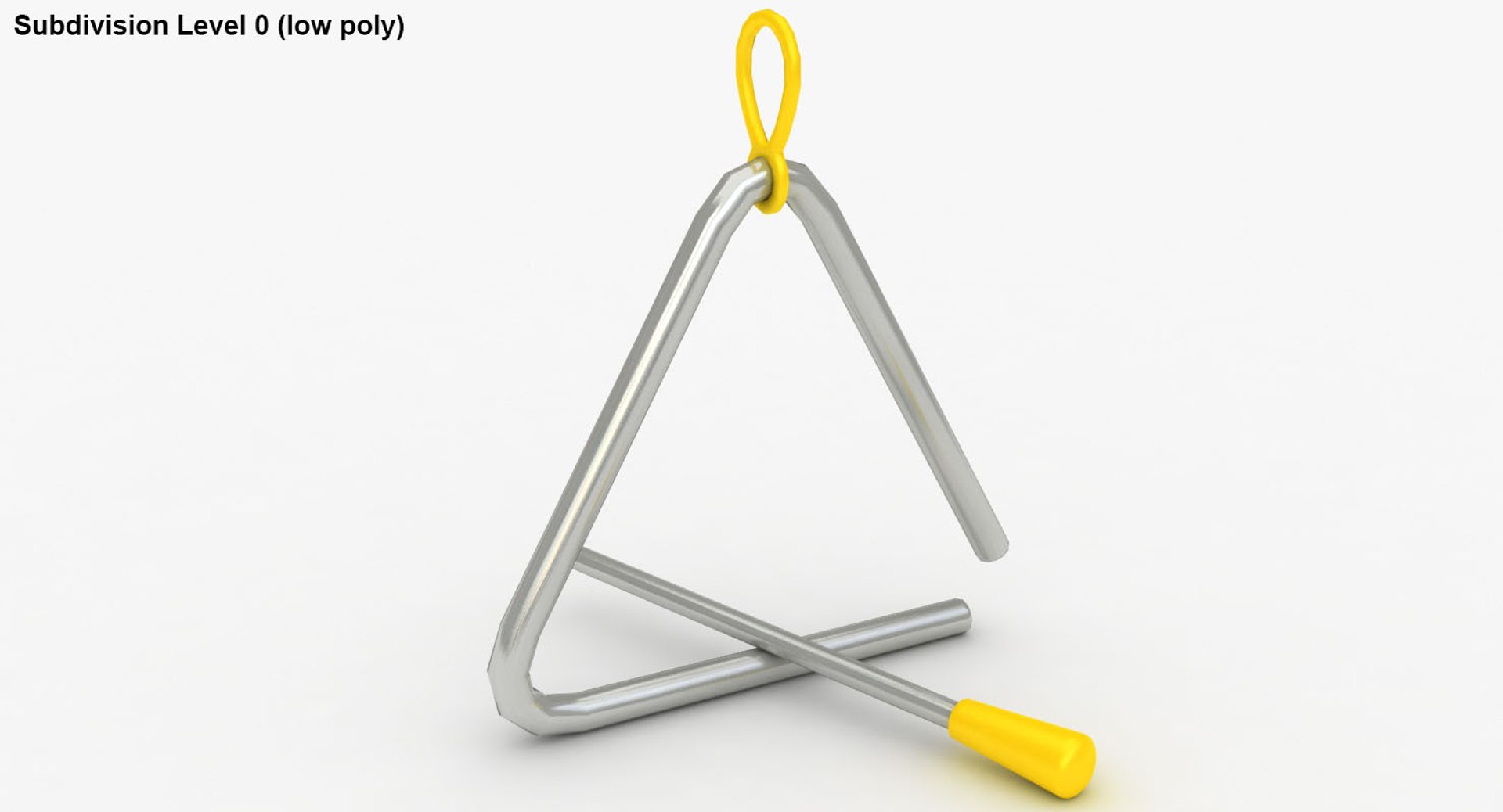 3D triangle scanline ready - TurboSquid 1330027