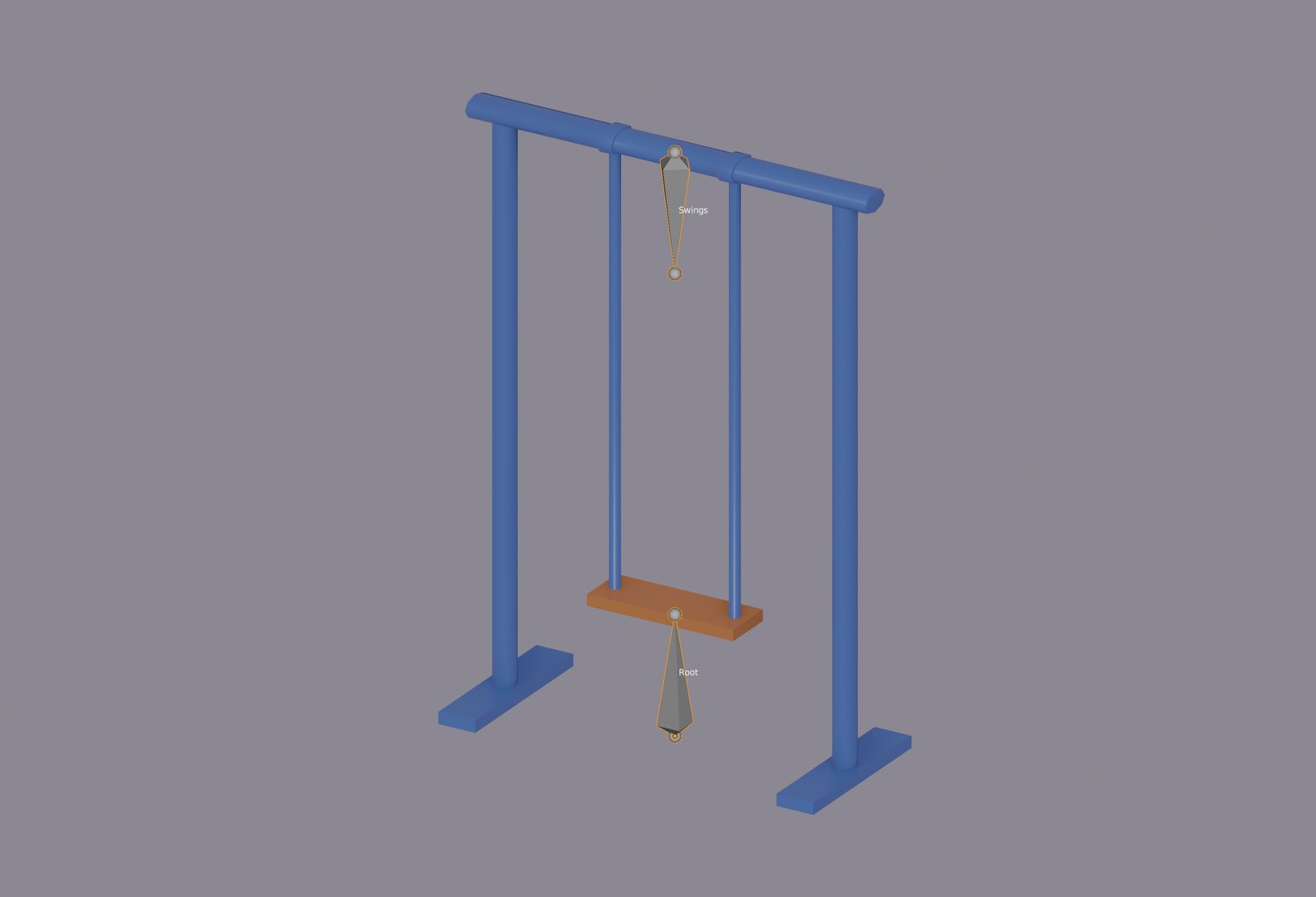 3D Swings Low Poly - TurboSquid 2058245