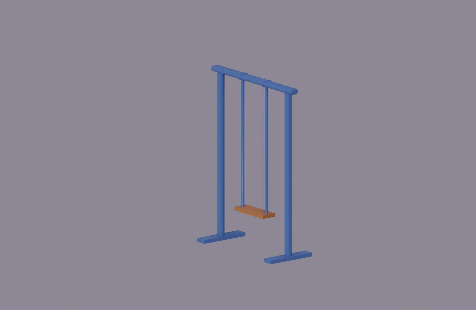 3D Swings Low Poly - TurboSquid 2058245
